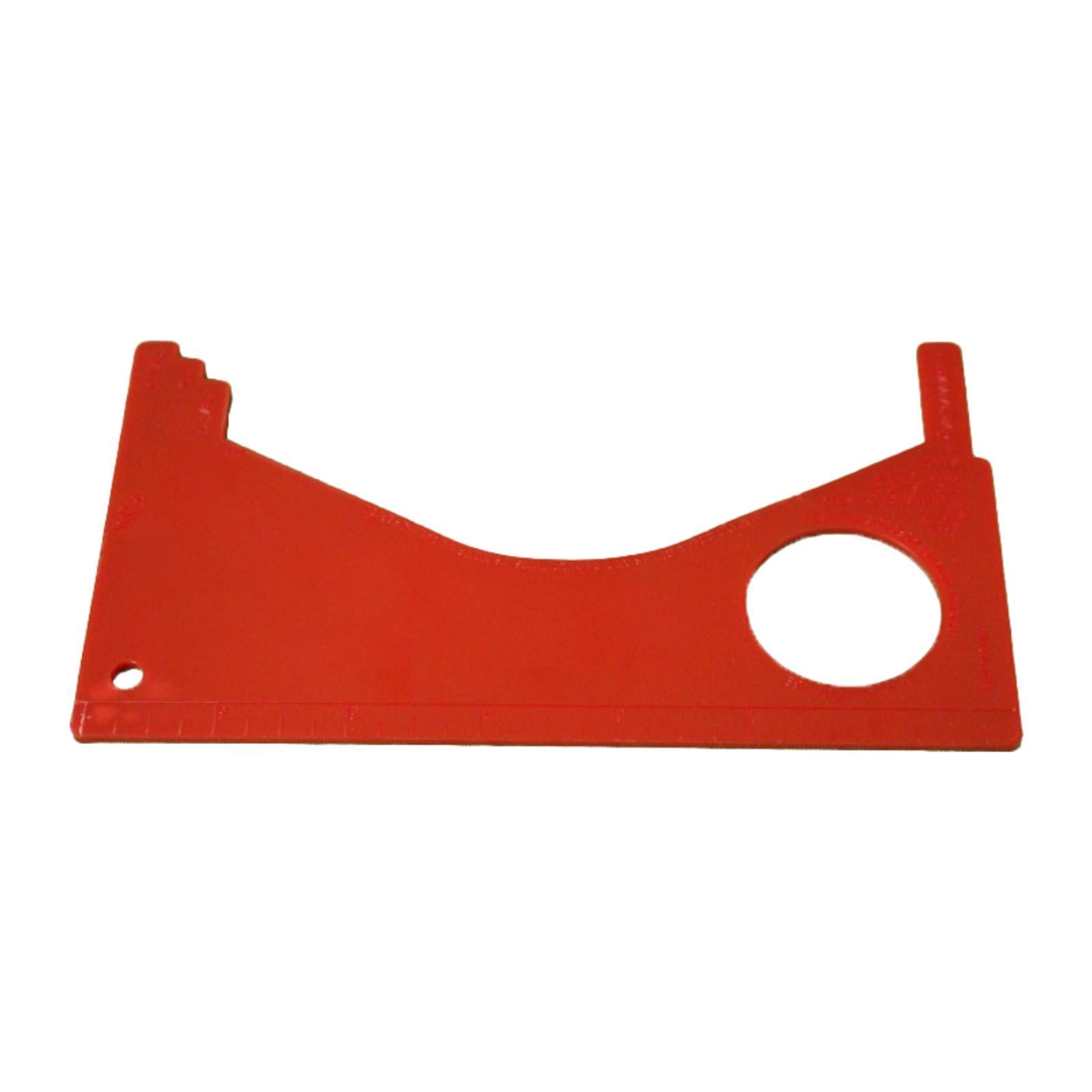 TTETTZ Crab Gauge Ruler Fishing Gear Portable Gift Crab Ruler for Men ...