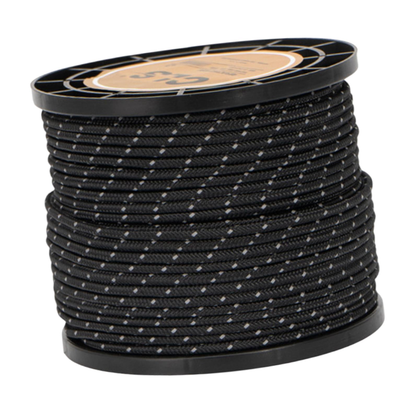 TTETTZ Guy Line Rope 50M 4mm Clothesline High Tensile Strength Solid ...