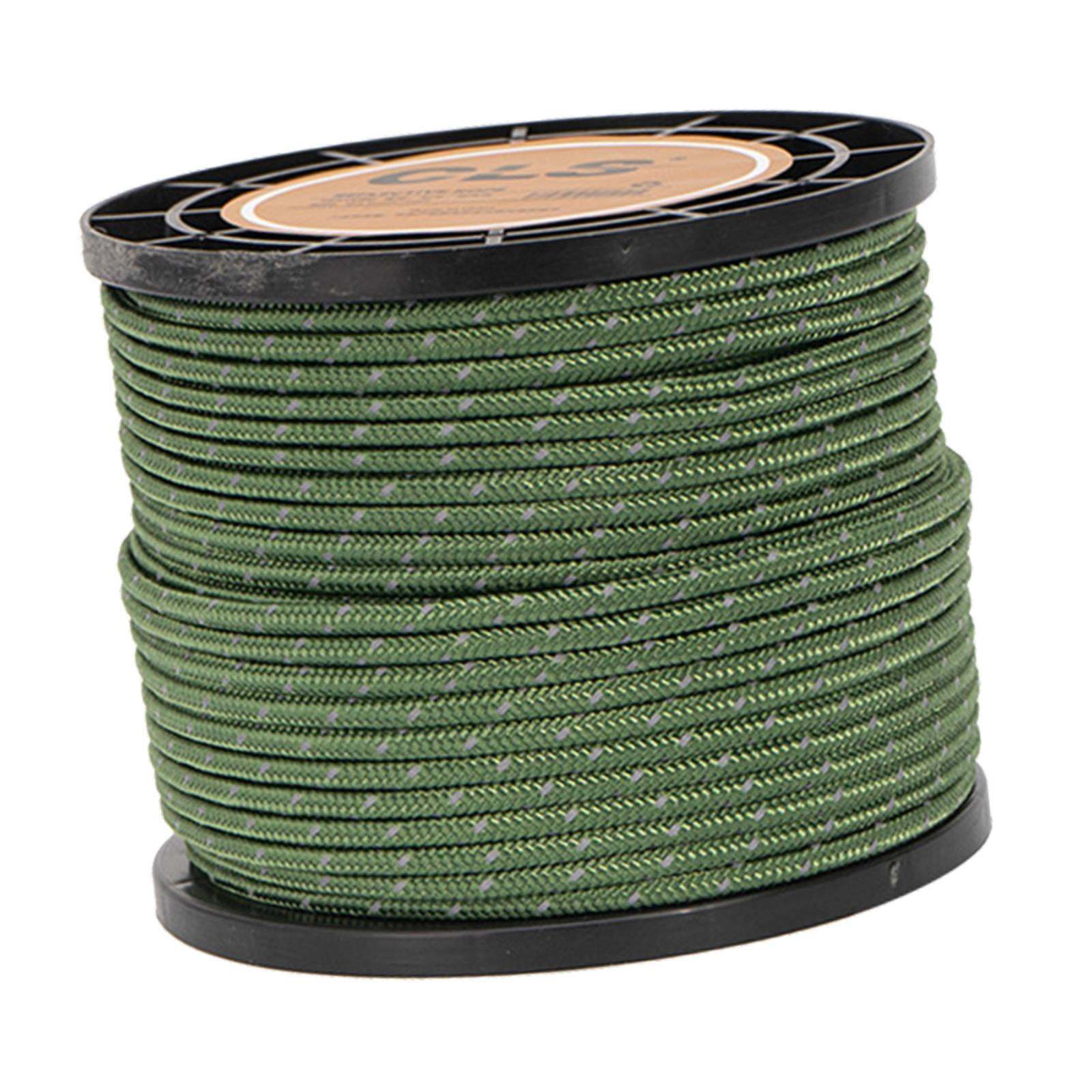 TTETTZ Guy Line Rope 50M 4mm Clothesline High Tensile Strength Solid ...