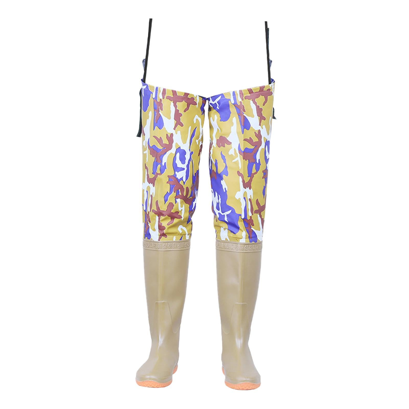 TTETTZ Waders Fishing Waders River Boot PVC Thigh Waders Non Slip ...