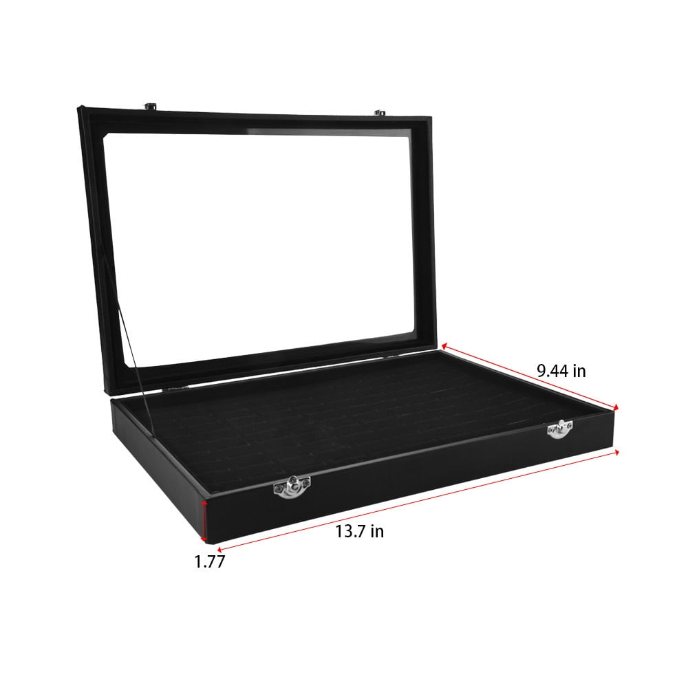 TTFDC Jewelry Ring Tray Rings Holder Showcase Display Storage With Lid ...