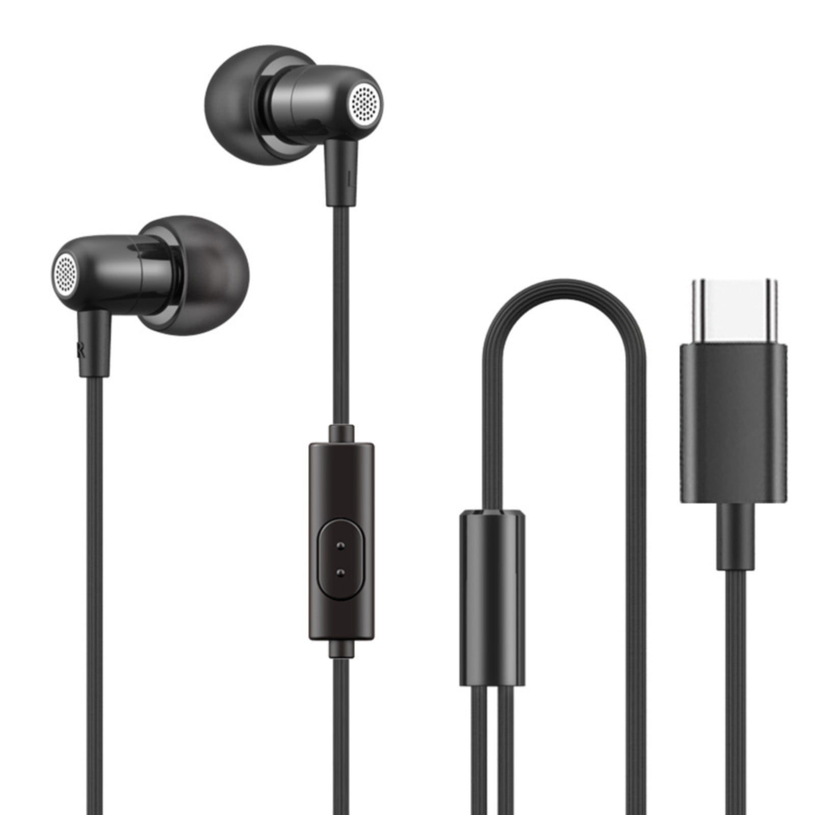 TTFDC Type C In Ear Wired Headphones Subwoofer With Wheat Wire ...