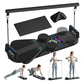 FLAZECON Pilates Board for Home Workout, Foldable Pilates Reformer Set ...