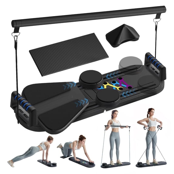 TTFP, Pilates Board, Black, Portable Multifunctional Workout Equipment ...