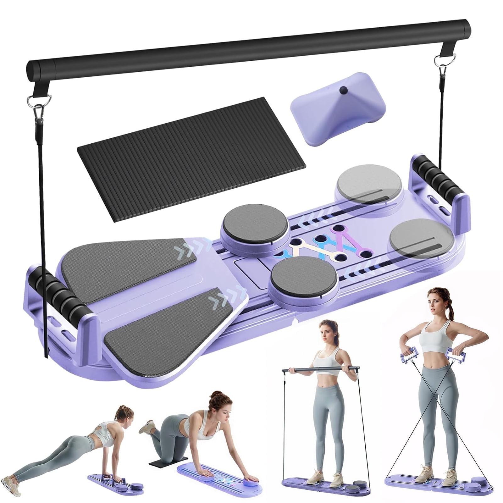 TTFP Pilates Board, Portable Multifunctional Workout Training Pilates ...