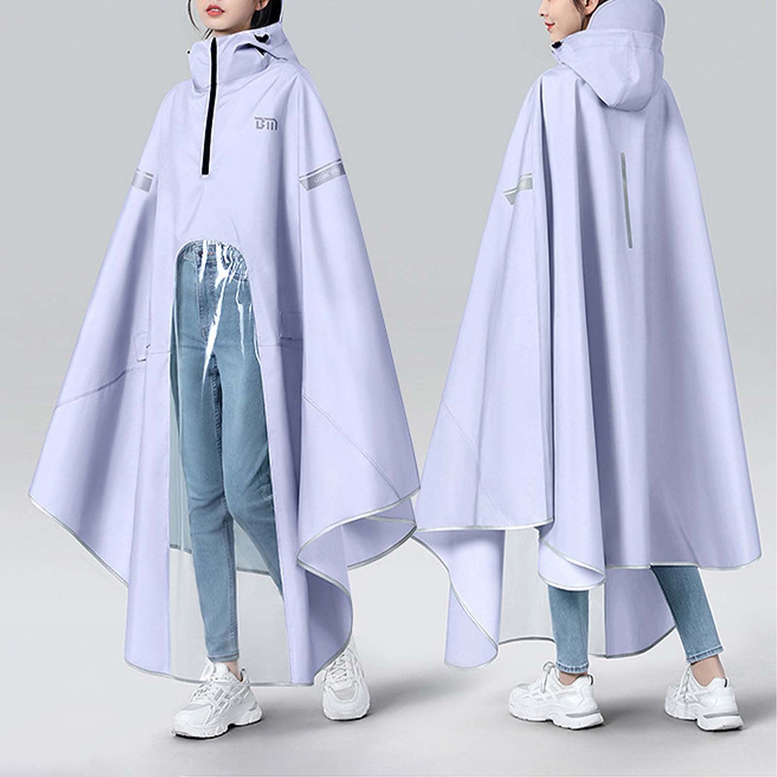 TTHXQING Raincoats for Adults Rain Poncho Cycling Heavy Rain Protection ...