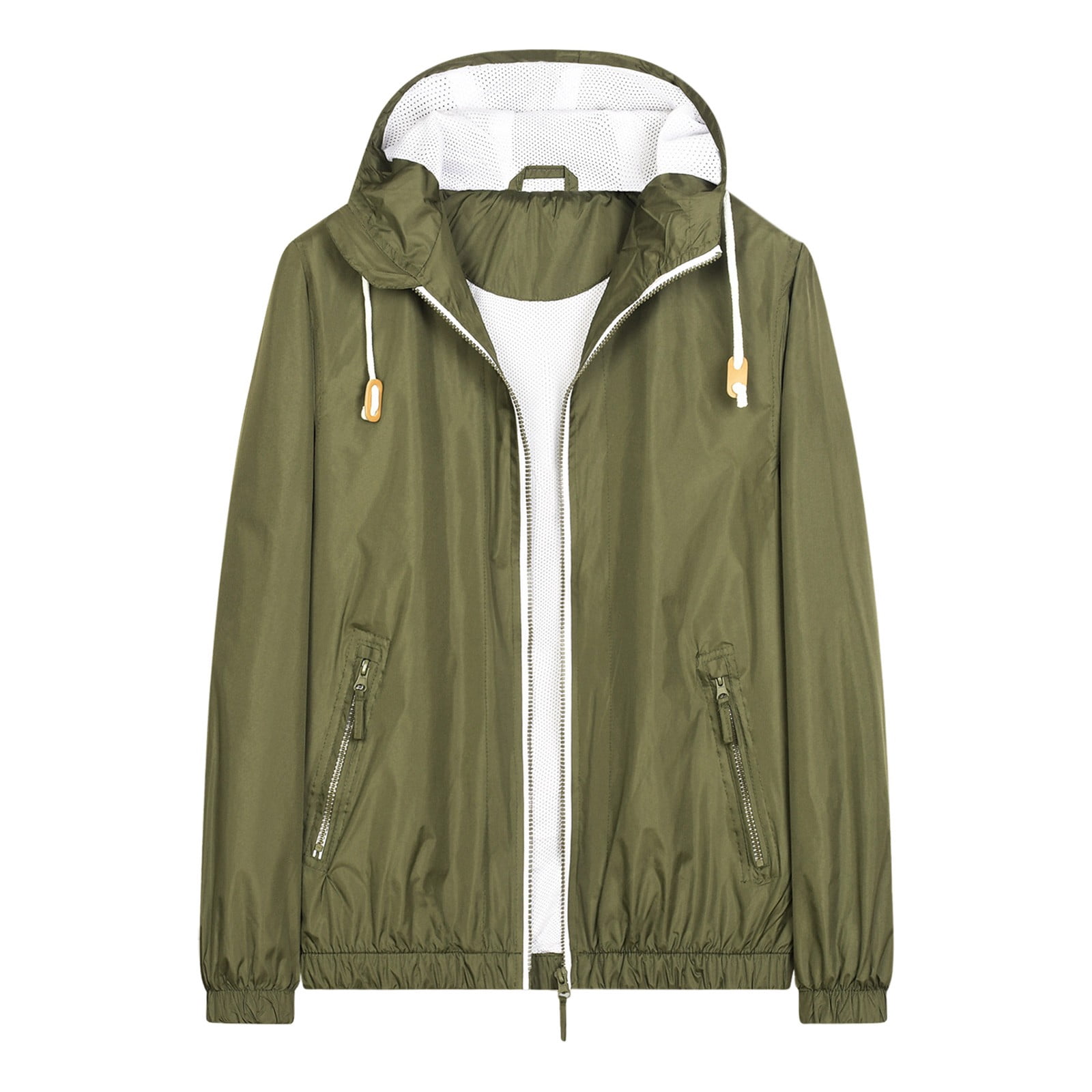 TTHXQING Windbreaker Jacket for Women Outdoor Waterproof Thin Rain ...