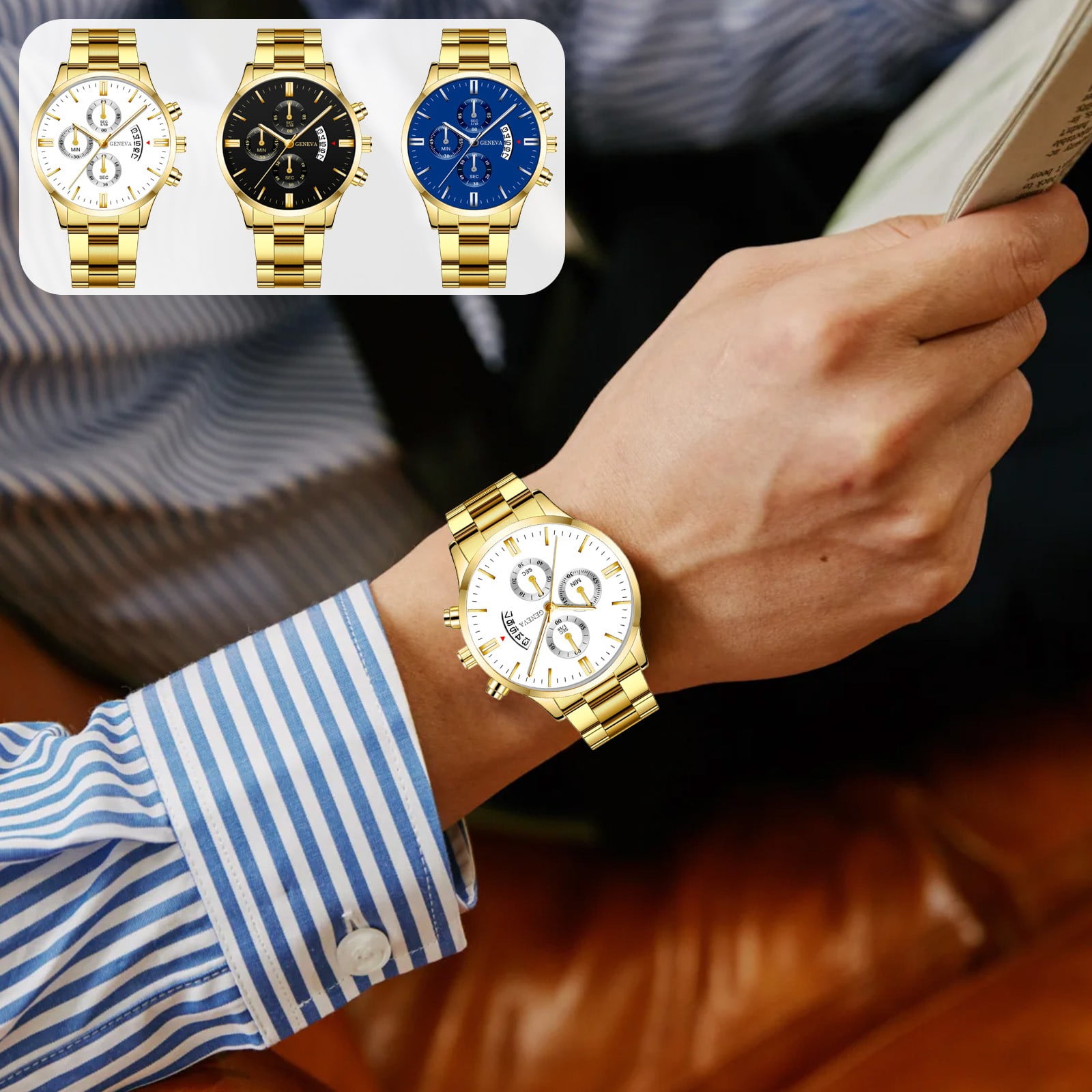 TTJ Men's Wrist Watches Men Watch Fashion Men's Quartz Watch Openwork ...