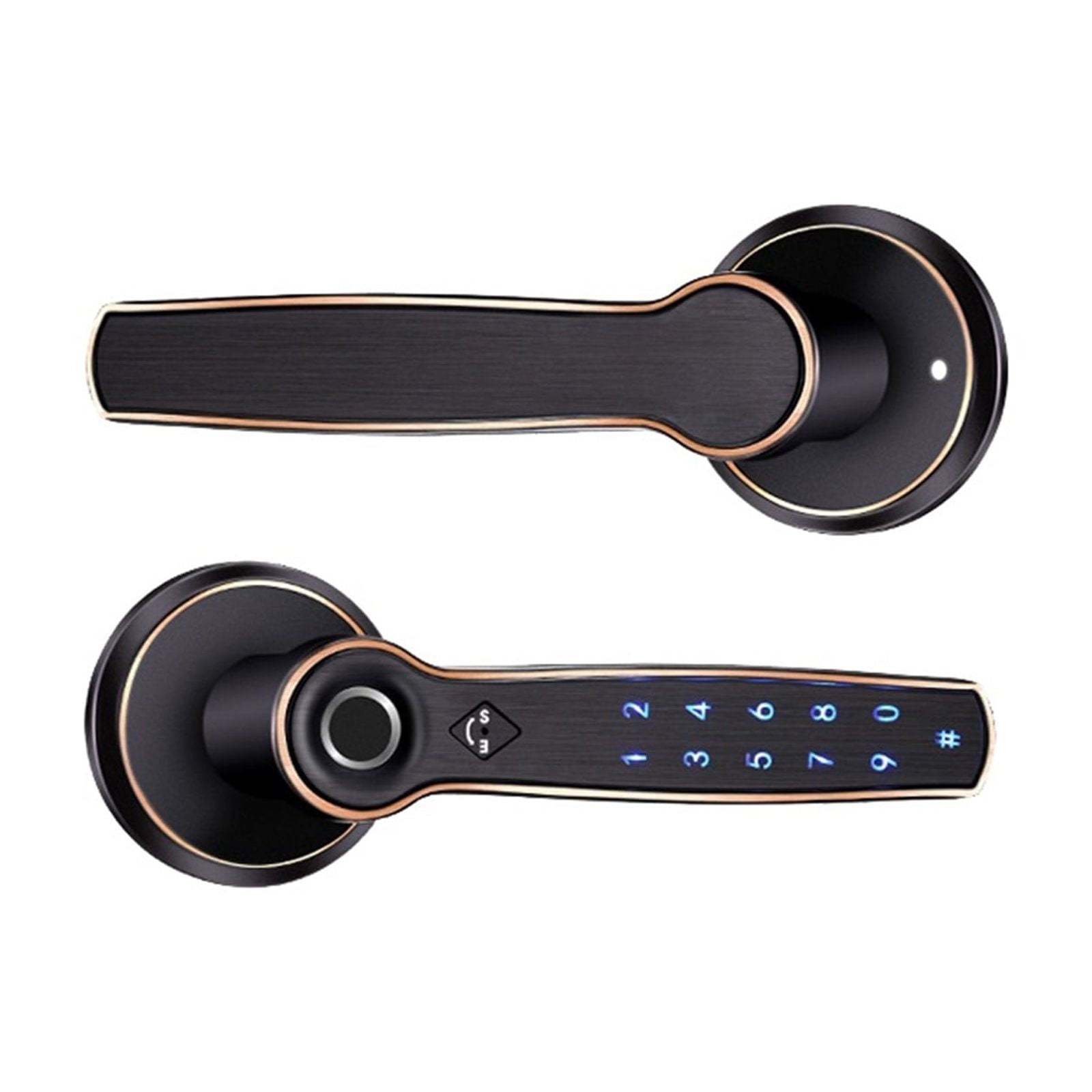 TTLOCK Smart Door Lock AI Voice Command Fingerprint Support ,Security ...