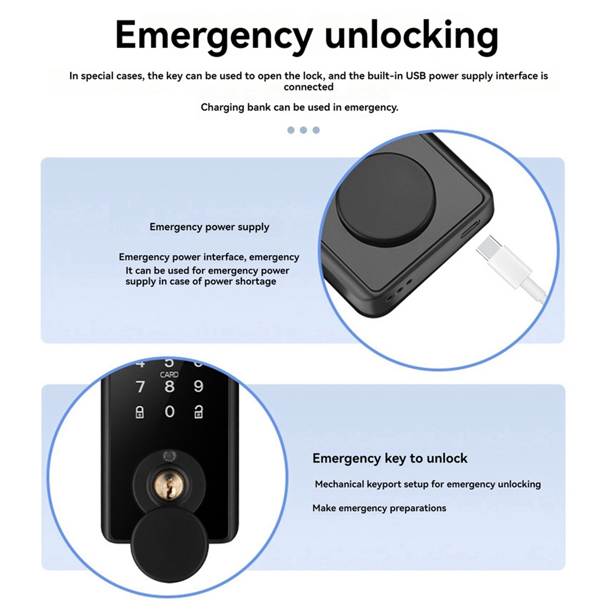 TTLock APP Smart Password Lock RFID Fingerprint Password Card Key APP ...