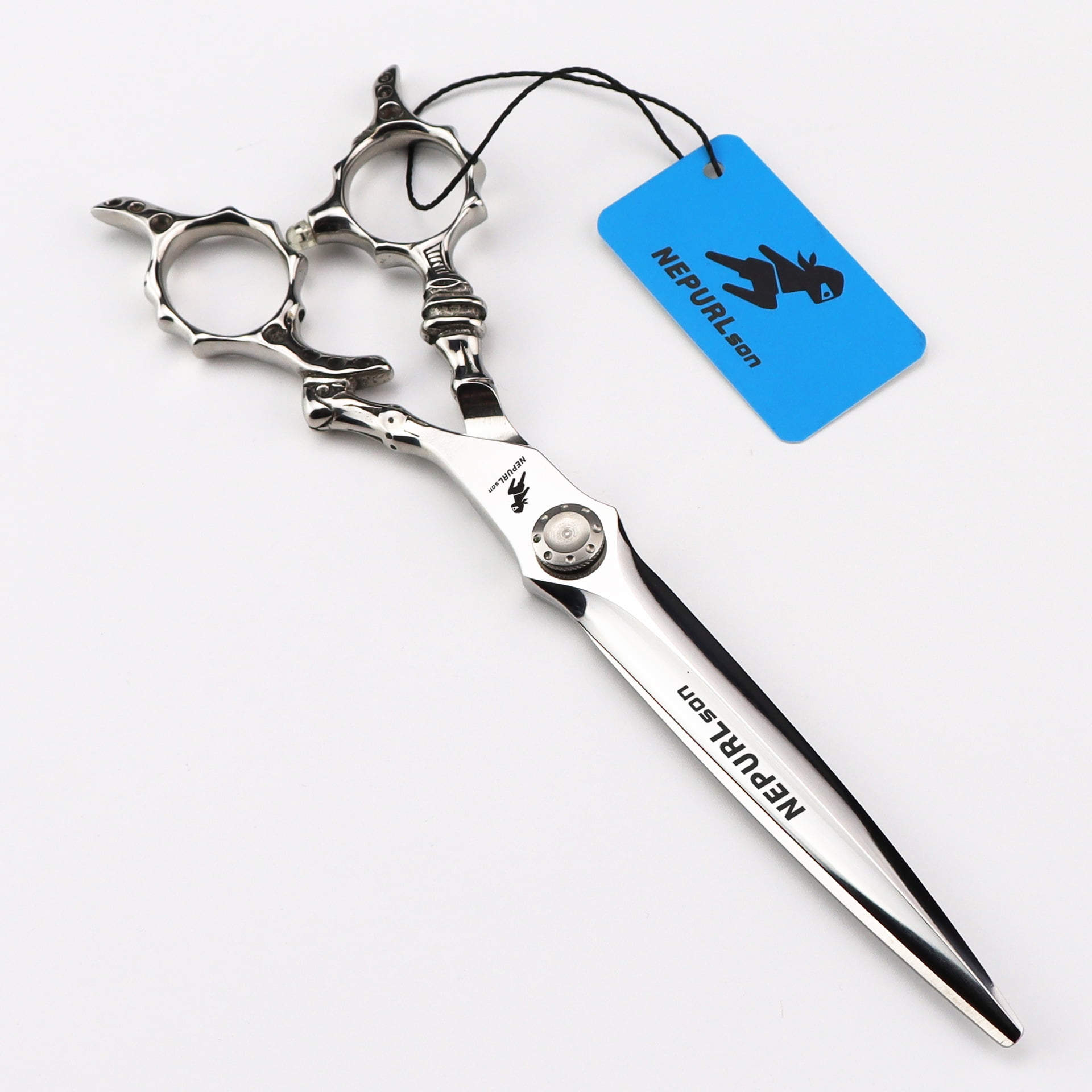 TTOOGO 7.5 Inch Pet Grooming Scissors – Dual-Edge Back Design with Tail ...