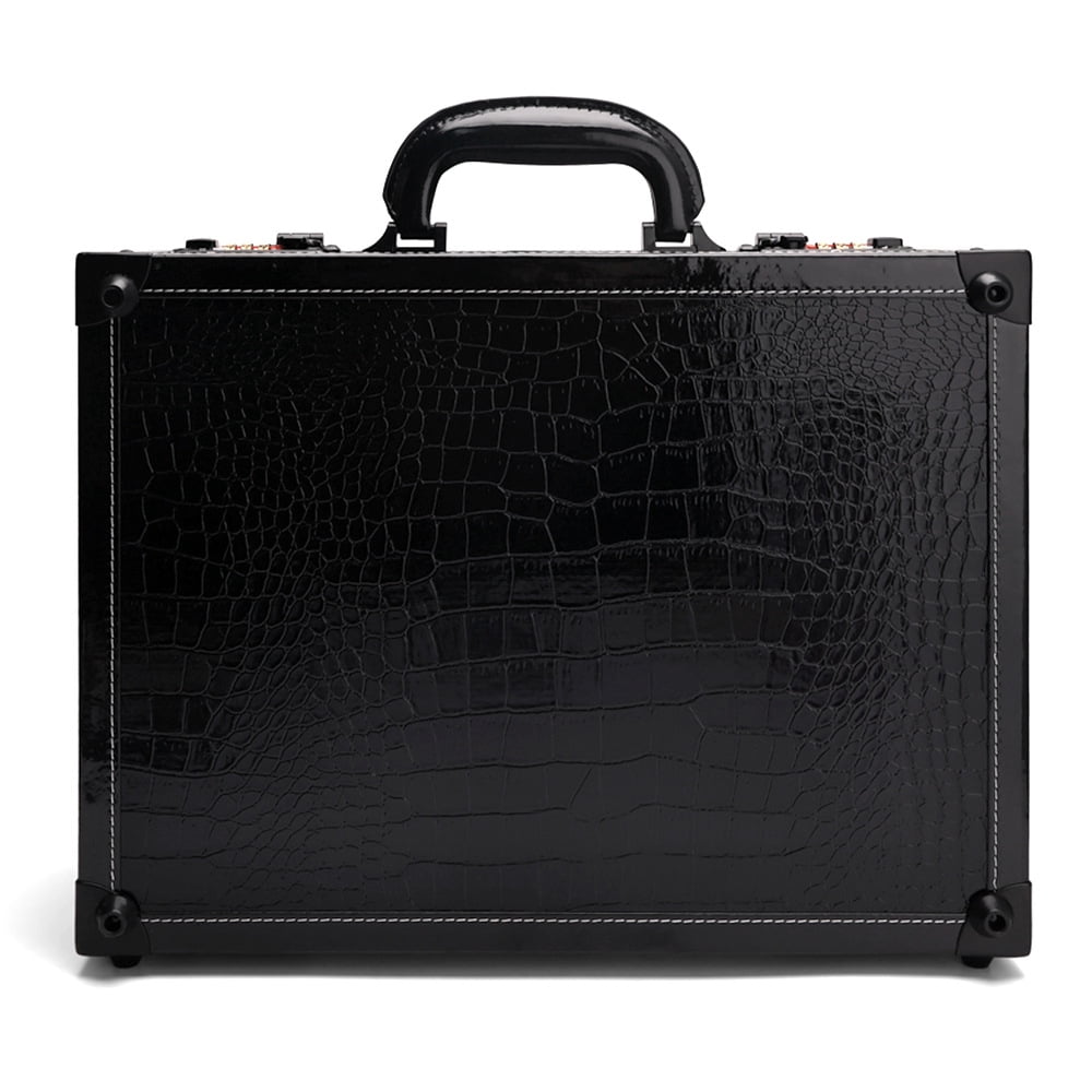TTOOGO Hairdressing Tool Case – Crocodile Texture Lockable Barber ...