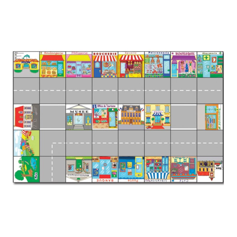 TTS International Bee Bot French Town Mat. Model: MF00304 | Floor ...