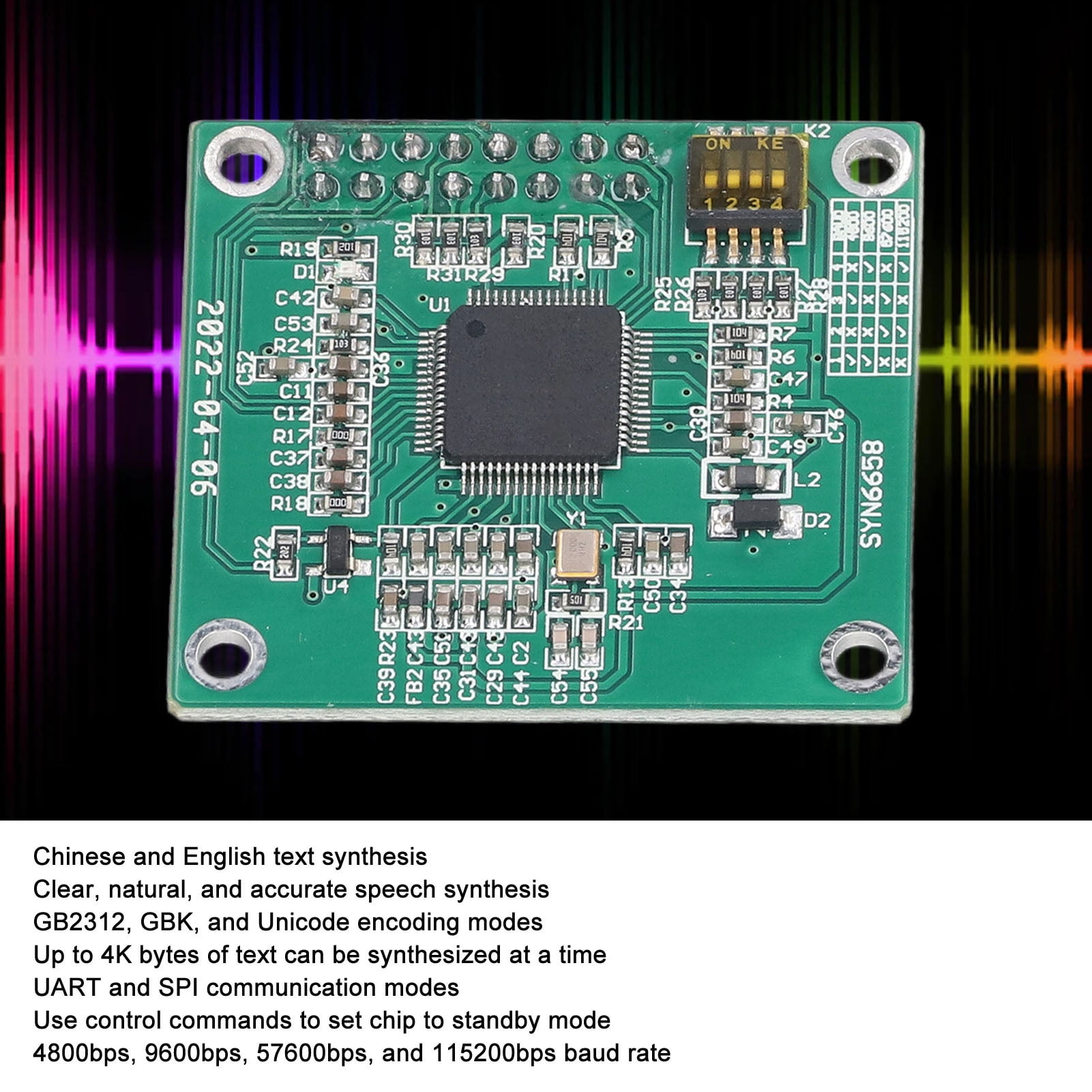 TTS Voice Module, Natural Sound, Text,to,Speech Conversion, Ideal For ...