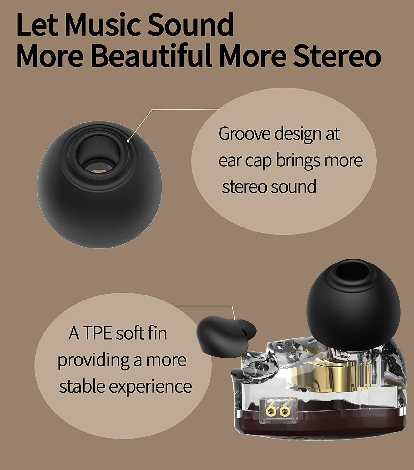 TTTYBA-CCZ in Ear Monitor Wired Earbud in Ear Headphones,1DD HiFi Bass ...