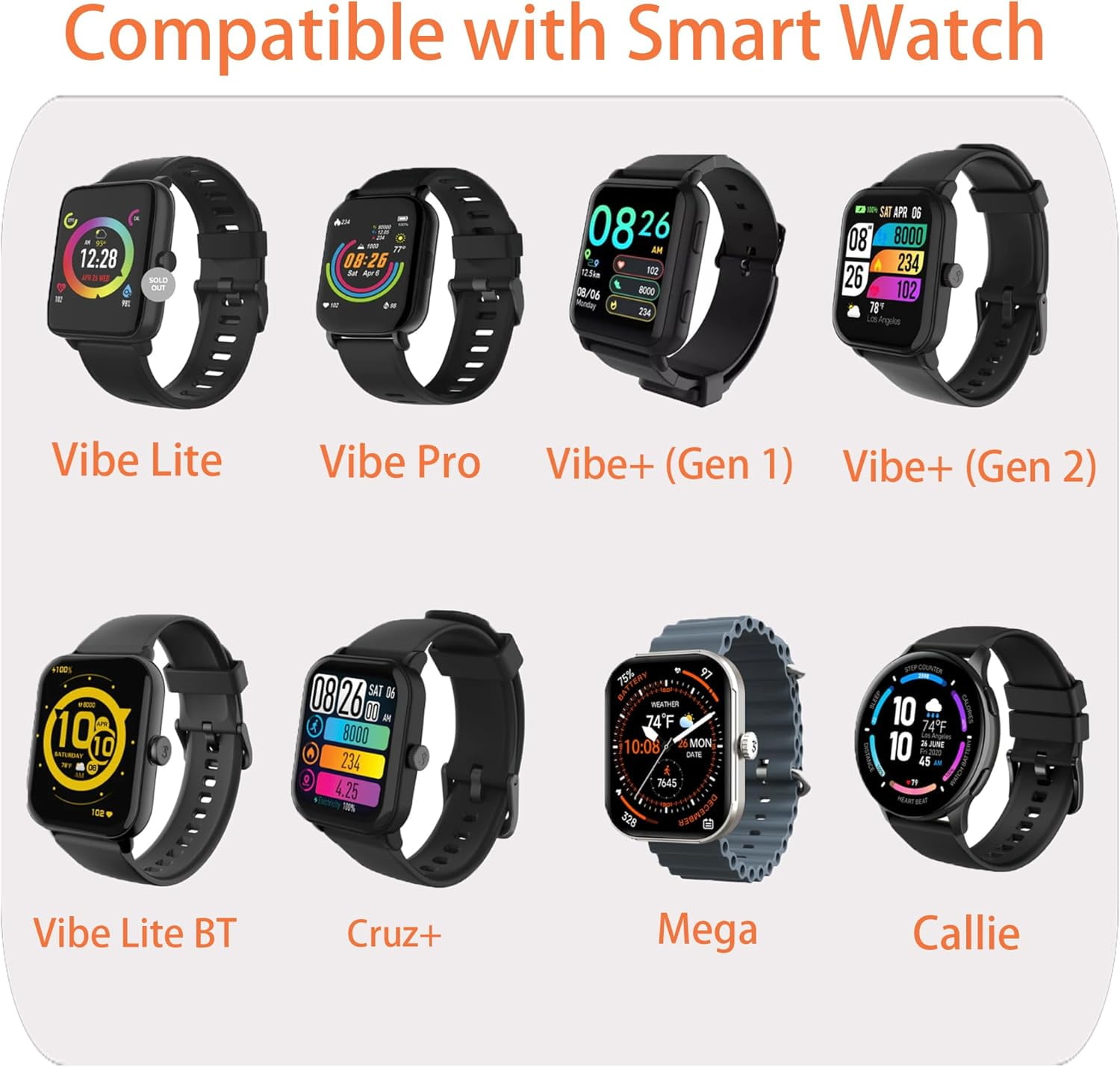 TTTYBA-Compatible with 3Plus Vibe Pro bands, New Silicone Woven Line ...