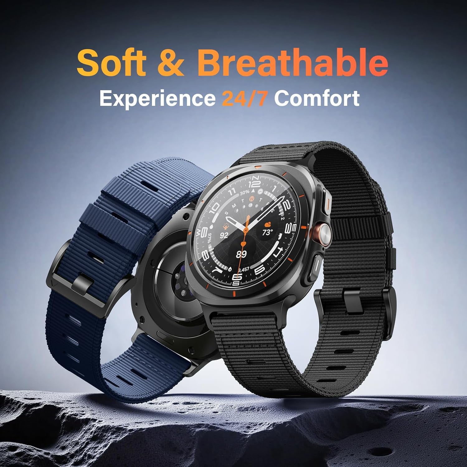TTTYBA-Compatible with Samsung Galaxy Watch Ultra Bands 47mm, Rugged ...