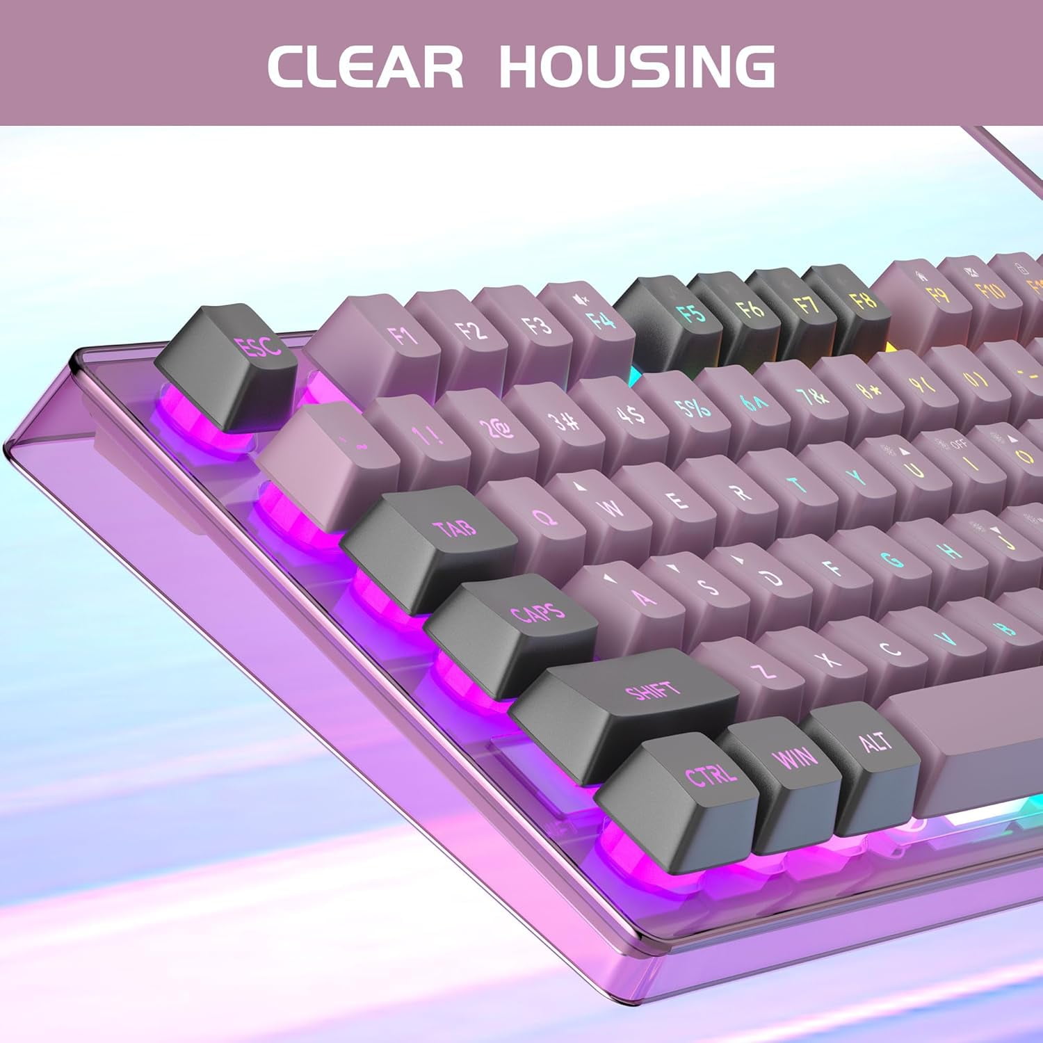 TTTYBA-Gaming Keyboard and Mouse Combo, K1 RGB LED Backlit Keyboard ...