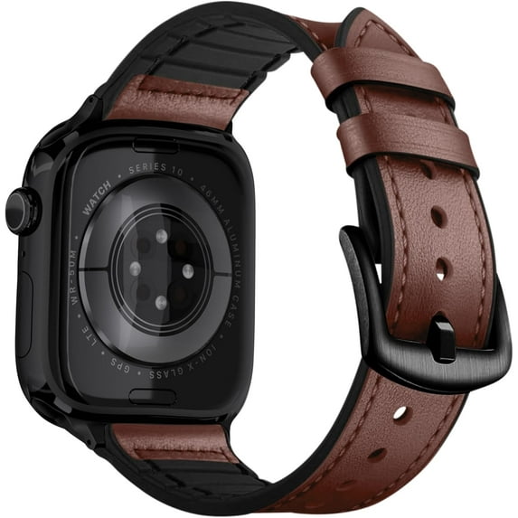 TTTYBA-Series 10 Leather Band Compatible with Apple Watch Series 10 ...