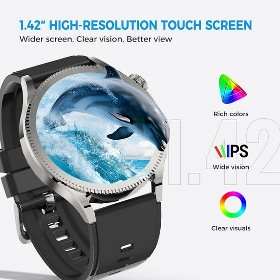 TTTYBA-Smartwatch That Can Call-Sports Modes Pressure Monitor Steps ...