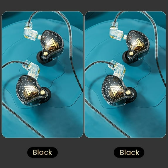 TTTYBA-Wired Gaming Earbuds 2 Pack, AK6 PRO in Ear Monitors, Deep Bass ...