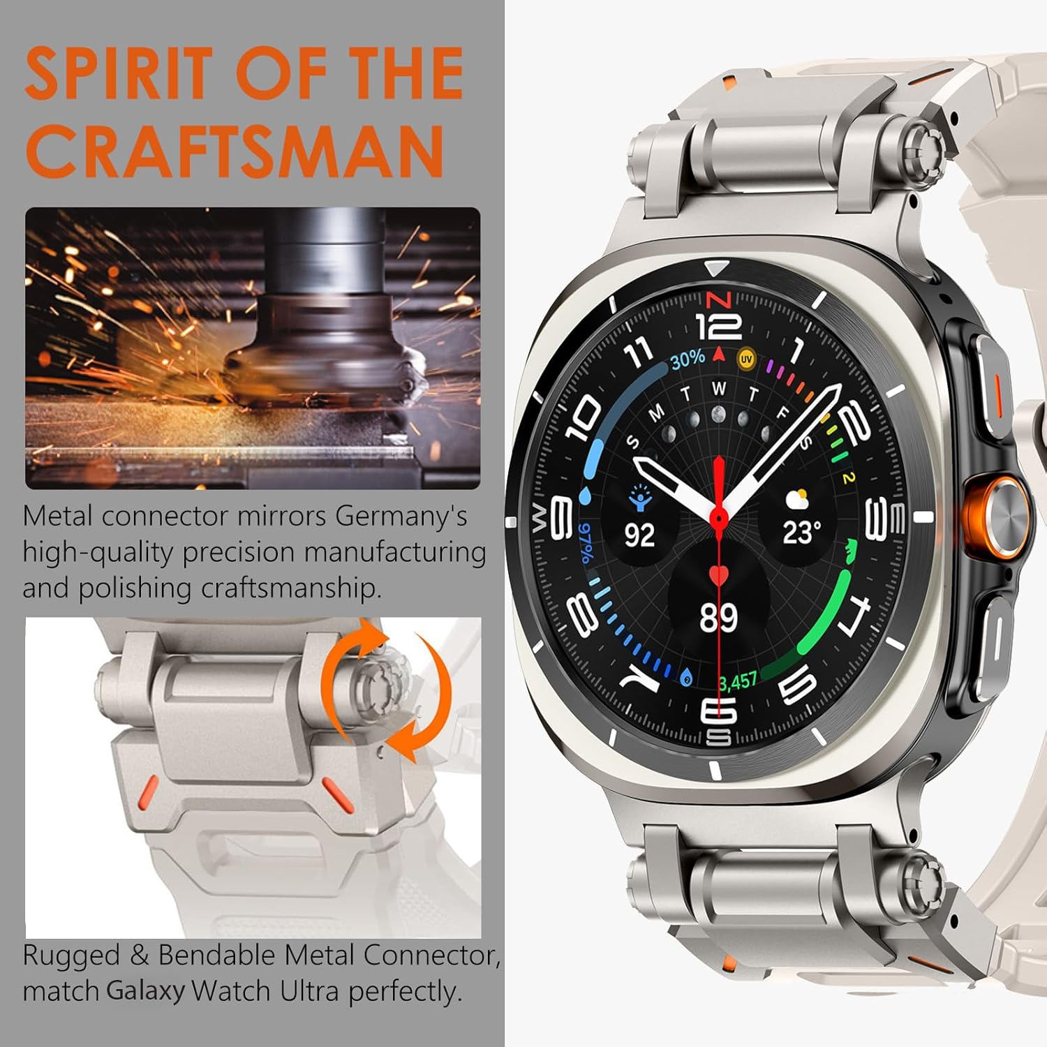 TTTYBA-for Galaxy Watch 8/8 Classic/Watch Ultra Bands 47mm 40/44/46mm ...