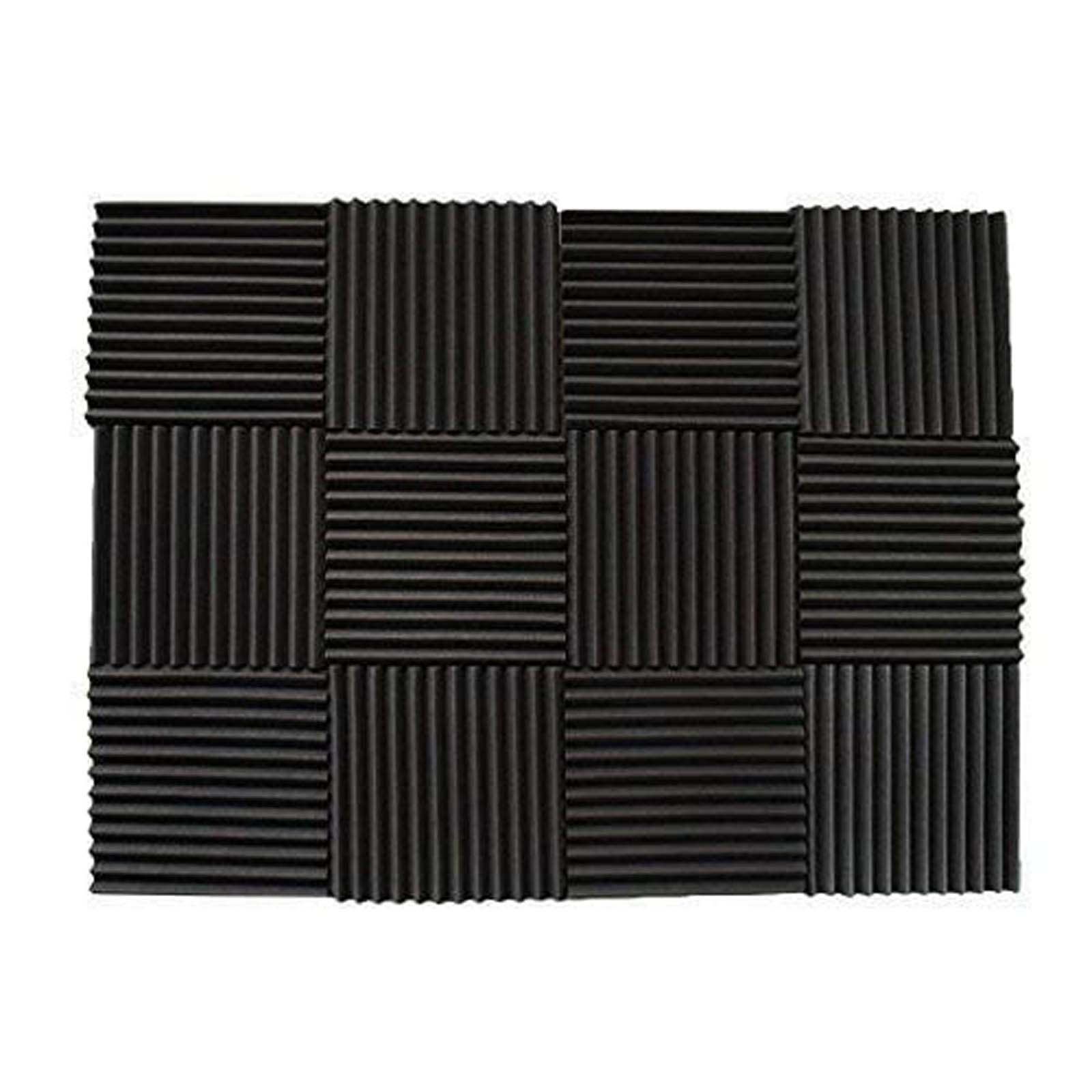 TTUHYWXI 12 Pack Acoustic Panels Soundproof Studio Foam For Walls Sound ...