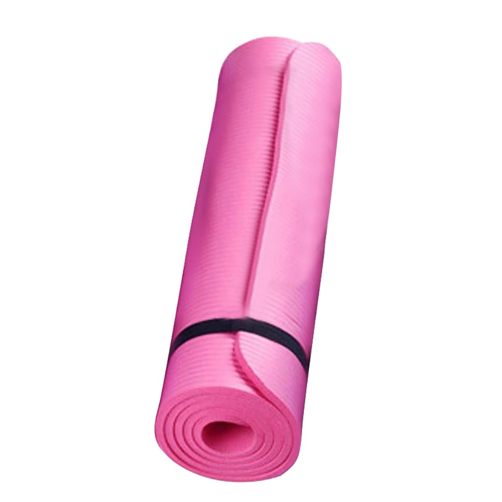 TTUHYWXI Basics 1/2 Inch Extra Thick Exercise Yoga Mat with Carrying ...