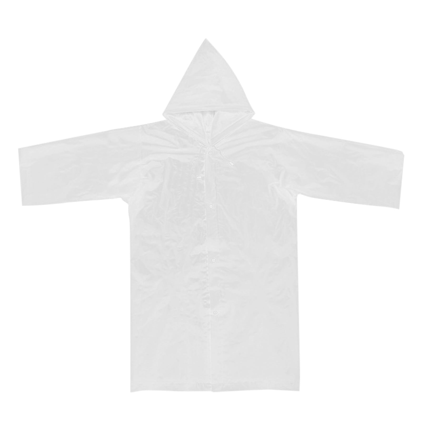 TTUHYWXI Kids Rain Poncho (1 Pack), Reusable EVA Children Raincoat for ...