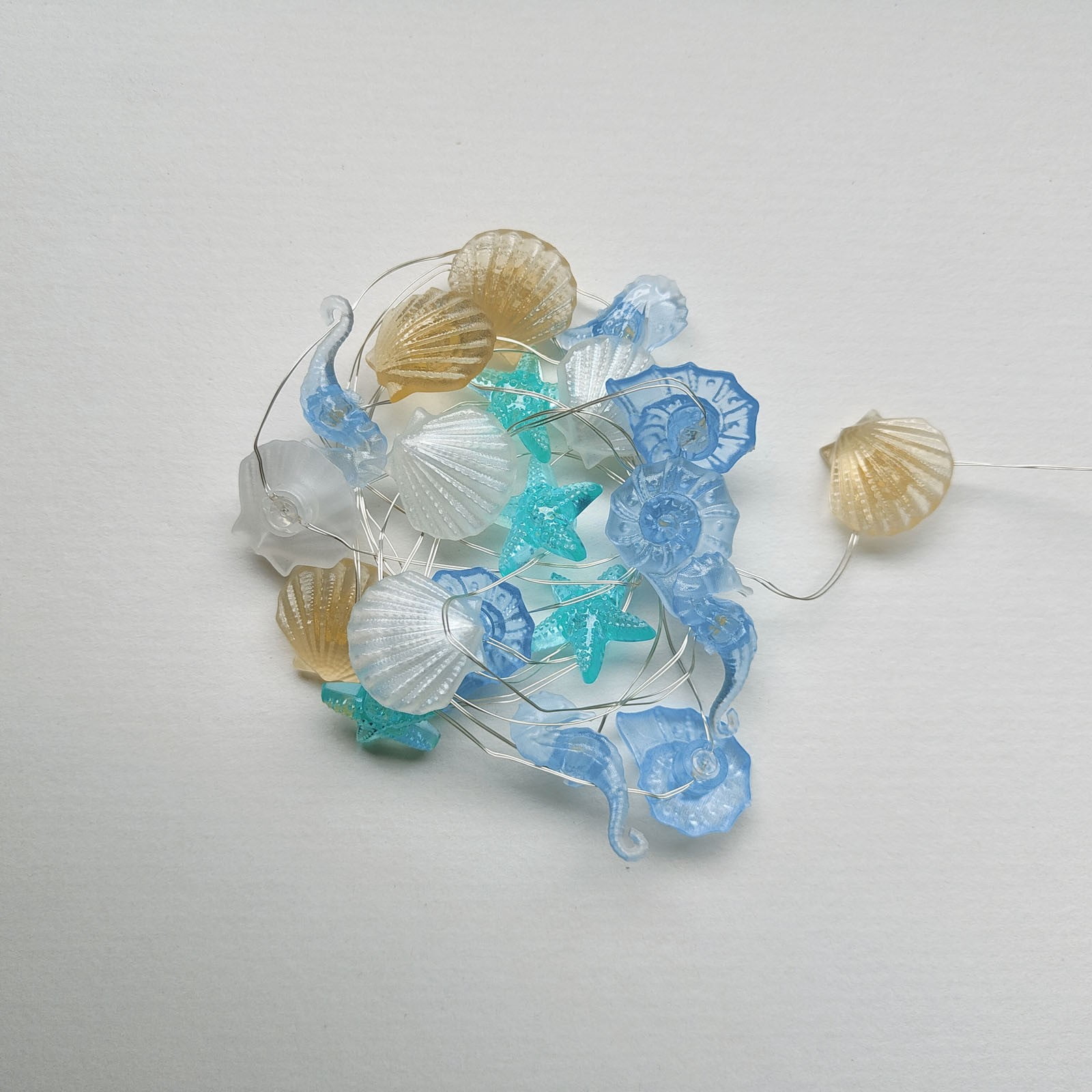 TTUHYWXI Nautical String Lights Seashell Ocean String Lights LED ...