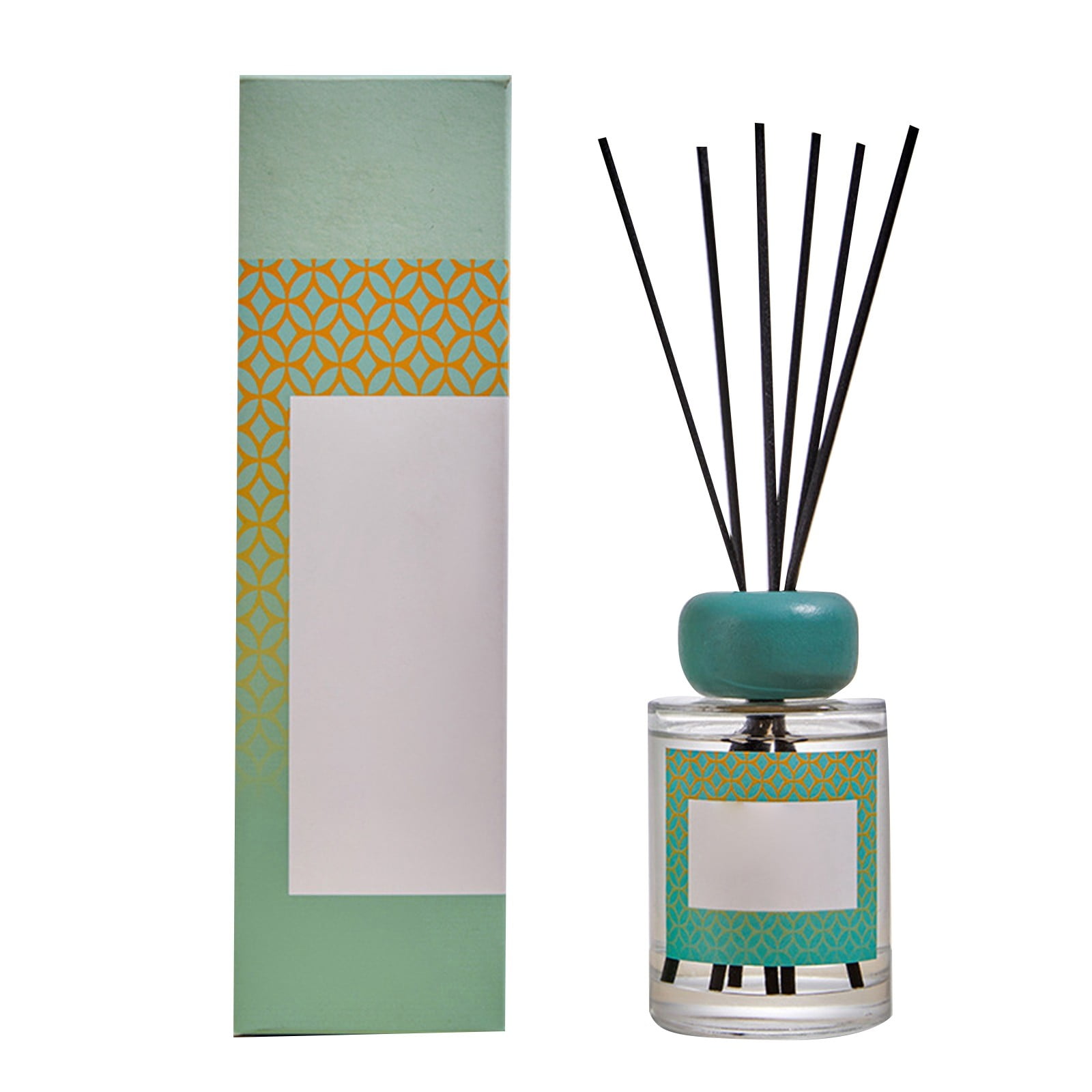 TTUHYWXI Reed Diffuser Set with Preserved Baby's Breath & Cotton Stick ...