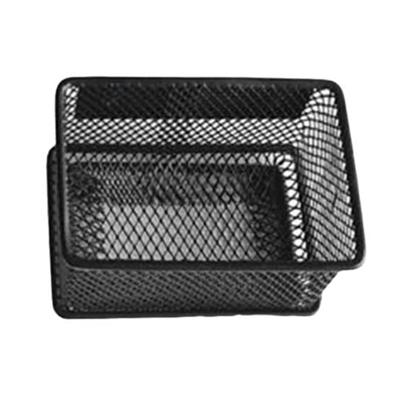 TTUHYWXI Wire Mesh Storage Basket, Caddy, Container, Desk Tray, Office ...