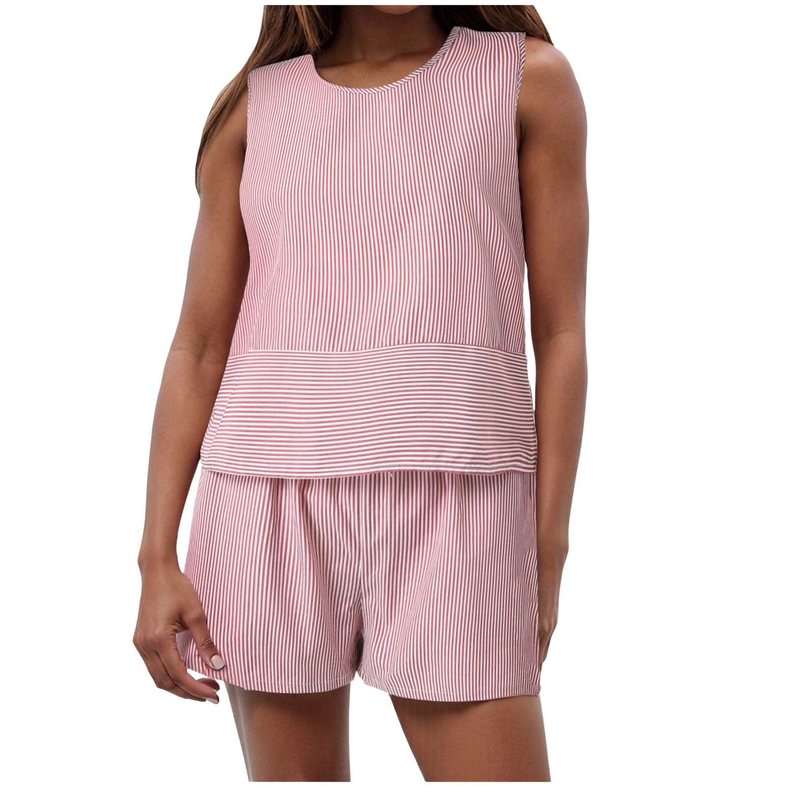 TTUHYWXI Women's 2 Piece Short Sets Summer Lounge Sets Sweater Knit ...