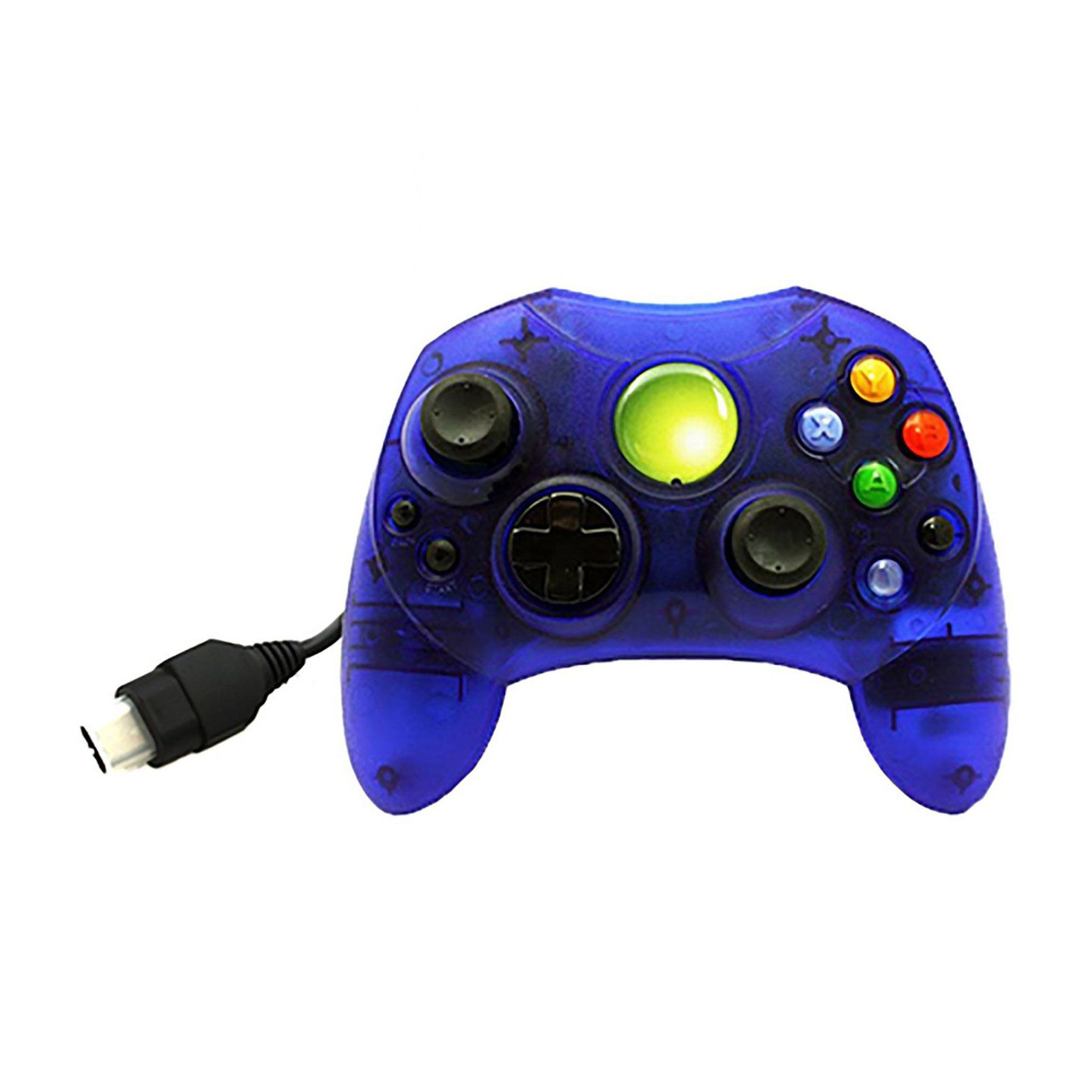 TTX Tech 6 Feet Wired Controller for Microsoft Xbox System Clear Blue ...