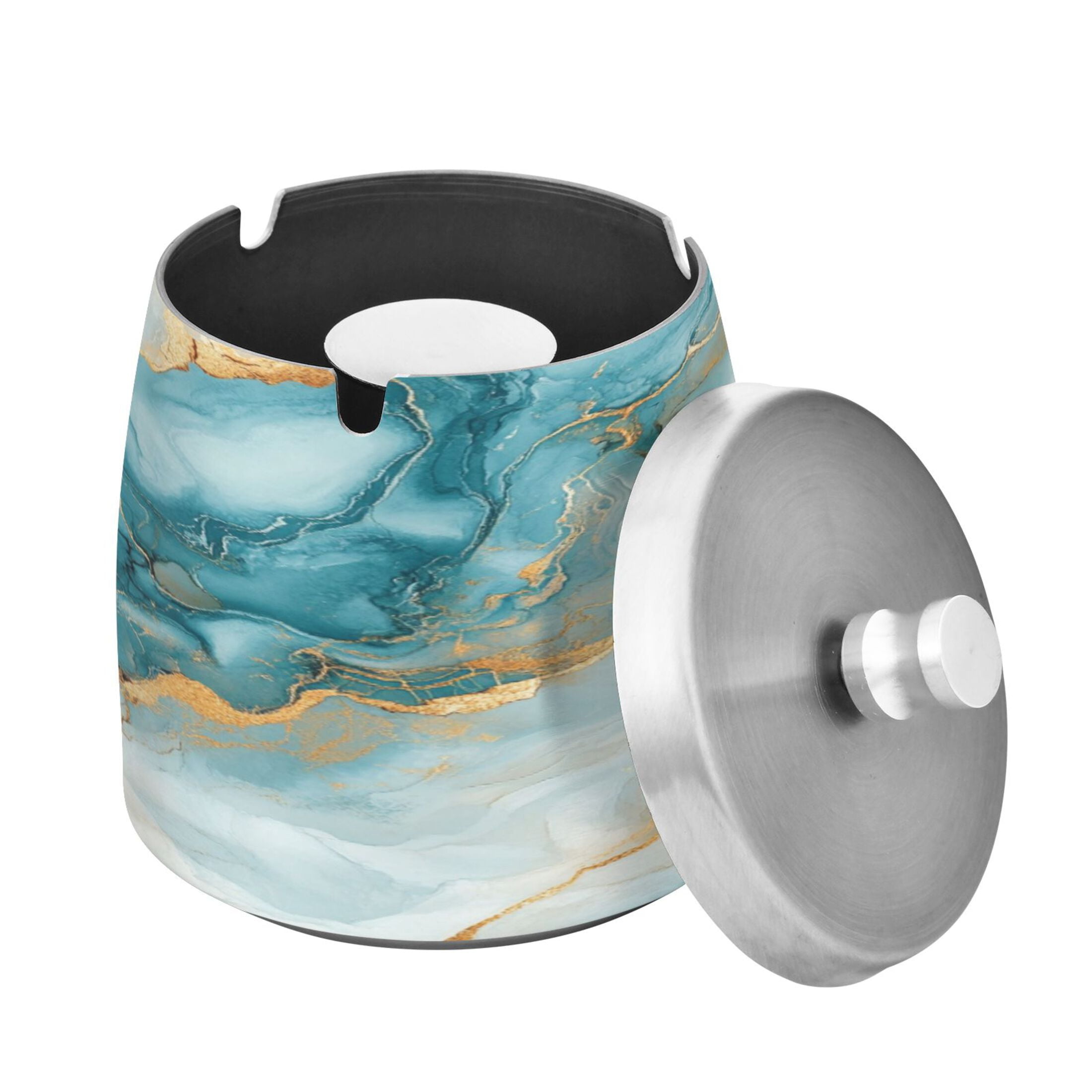 WOBOGO Brown and Beige Flowers Pattern Plastic Vase Home or Wedding ...