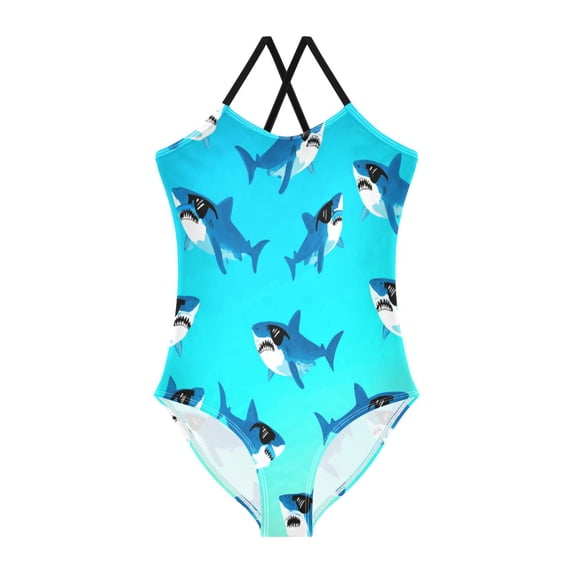 TTYFWHD Toddler Girls One Piece Swimsuit, Quick Dry Summer Beach ...