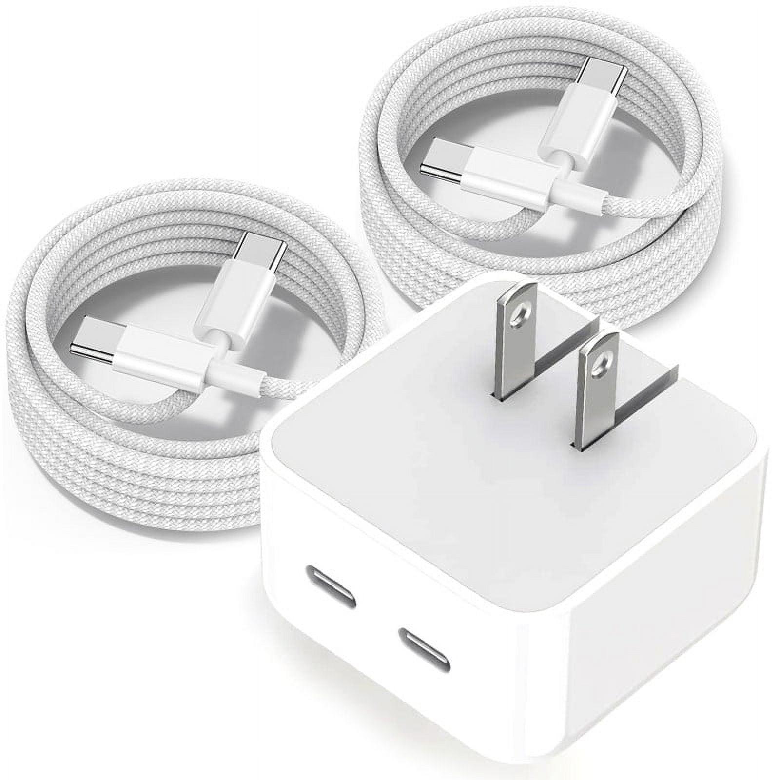 TTech 15 Charger, 40W 2 Port (20W+20W) USB C PD Fast Wall Charger ...
