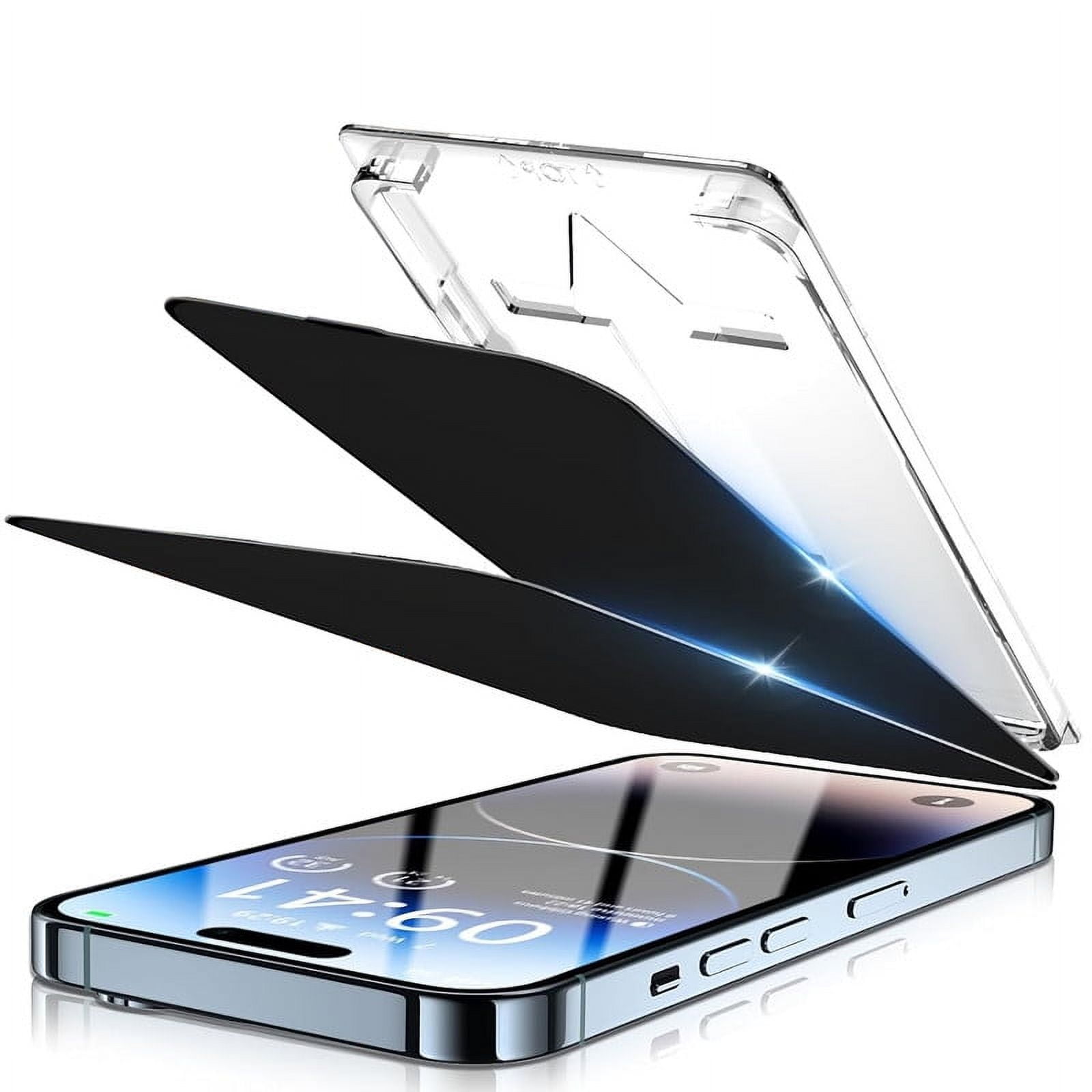 TTech 2 Pack For iPhone 14 Pro Tempered Glass Screen Protector Magic ...