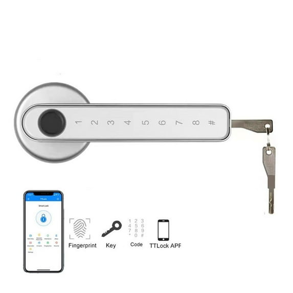 TTlock Tuya Smart Home Fingerprint Electronic Door Lock Password APP ...