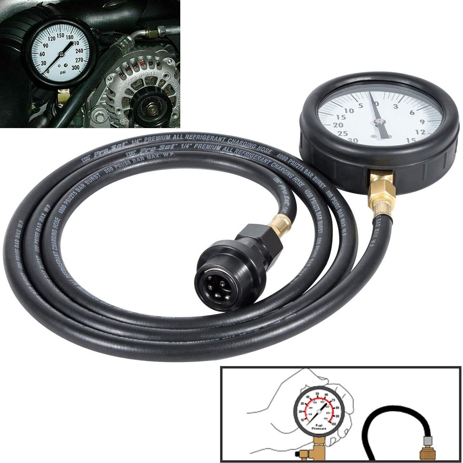 TU-32-6 6.6L for GM Duramax Diesel Fuel System Pressure and Vacuum Test ...