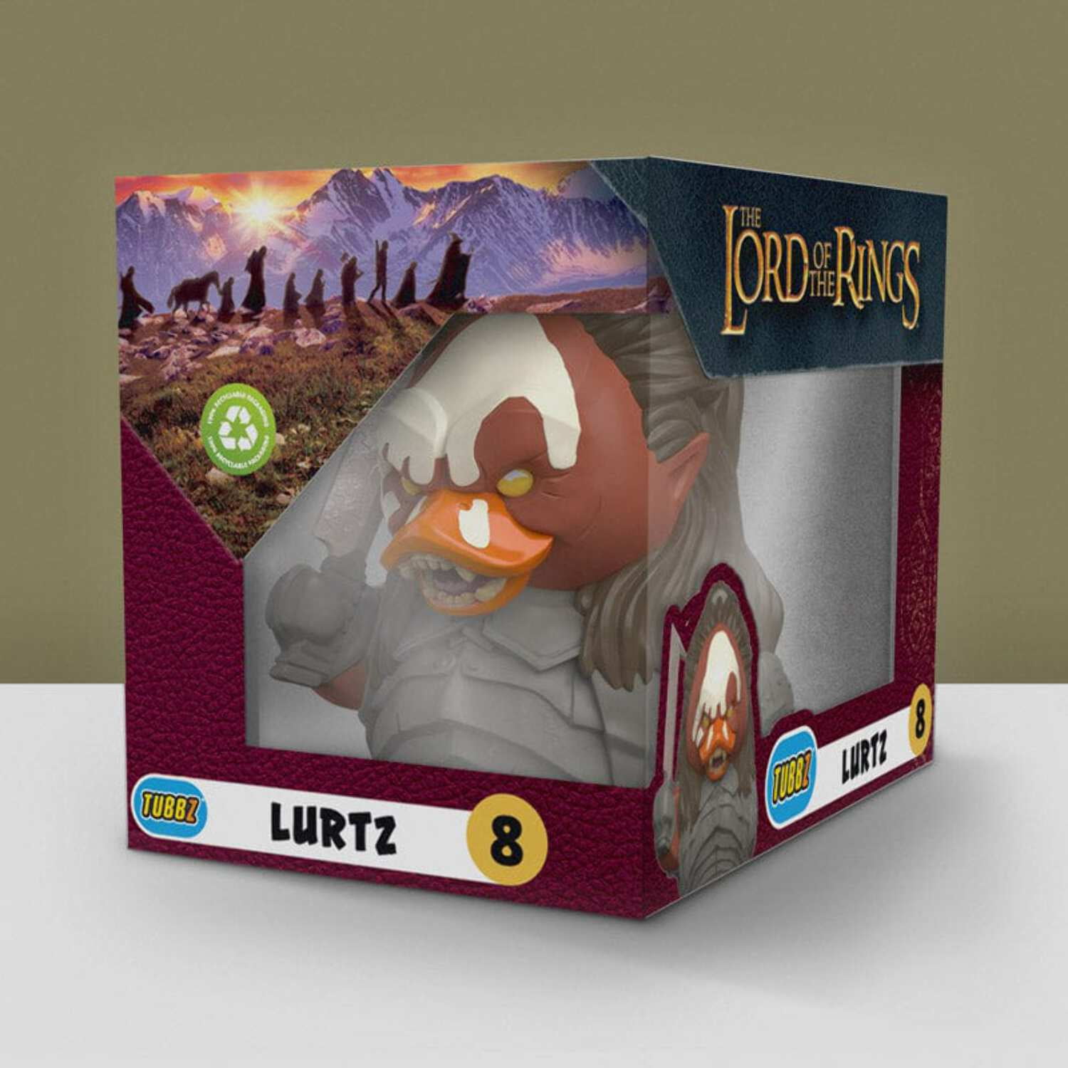TUBBZ Boxed Edition: Lord of the Rings - Lurtz Cosplaying Rubber Duck ...