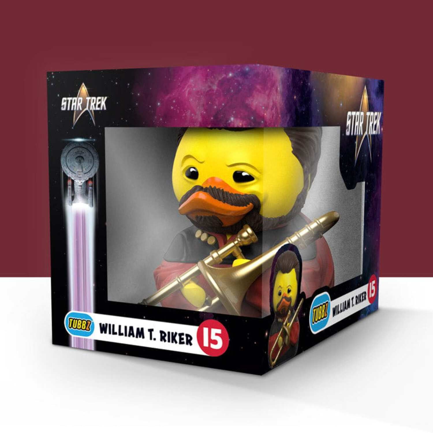 TUBBZ Boxed Edition: Star Trek - William Riker Cosplaying Rubber Duck ...