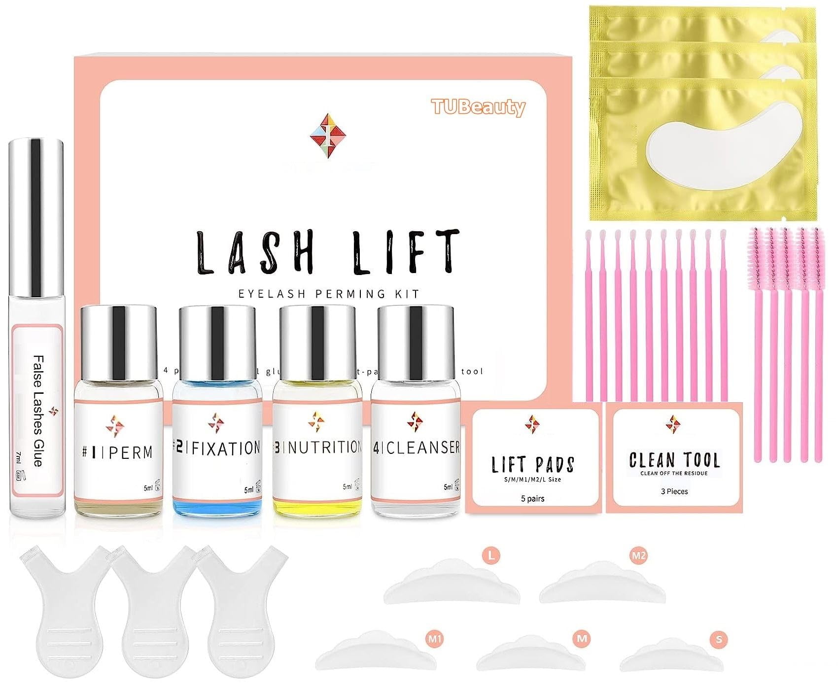 TUBeauty 2024 Eyelash Perming CM31 Full Kit, Upgraded Professional ...