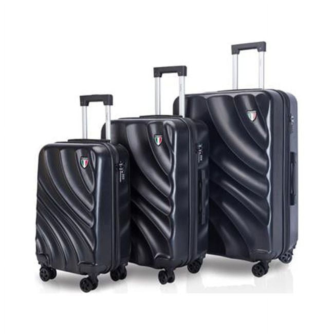 TUCCI Disegno - Cremosa 3-Piece Hardside Luggage Set - Walmart.com