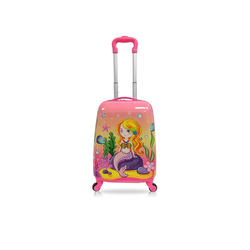 TUCCI Italy Kids GOLDY MERMAID Carry On Kids Suitcase - Walmart.com