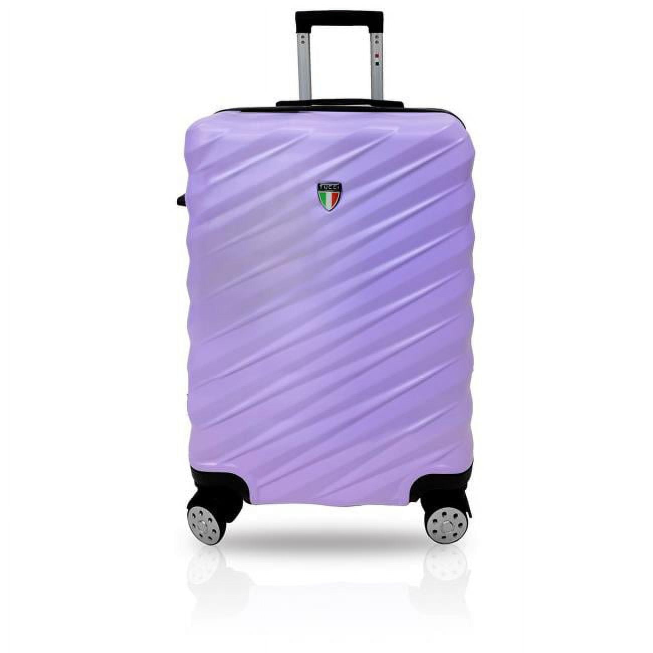 TUCCI T0324-28in-LTPKPUR 28 in. Storto T0324 ABS Carry-On Luggage ...