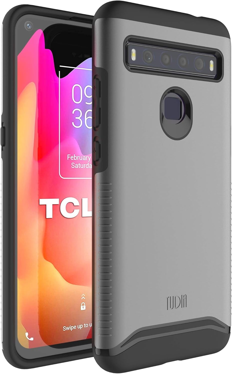 TUDIA Merge TCL 10L Case T770B Dual Layer Military Grade Protective ...