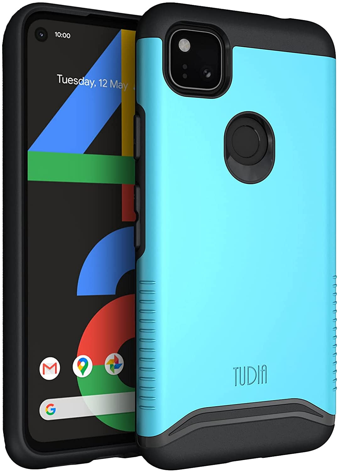 TUDIA Military-Grade Google Pixel 4a Phone Case, Dual Layer, Slim ...