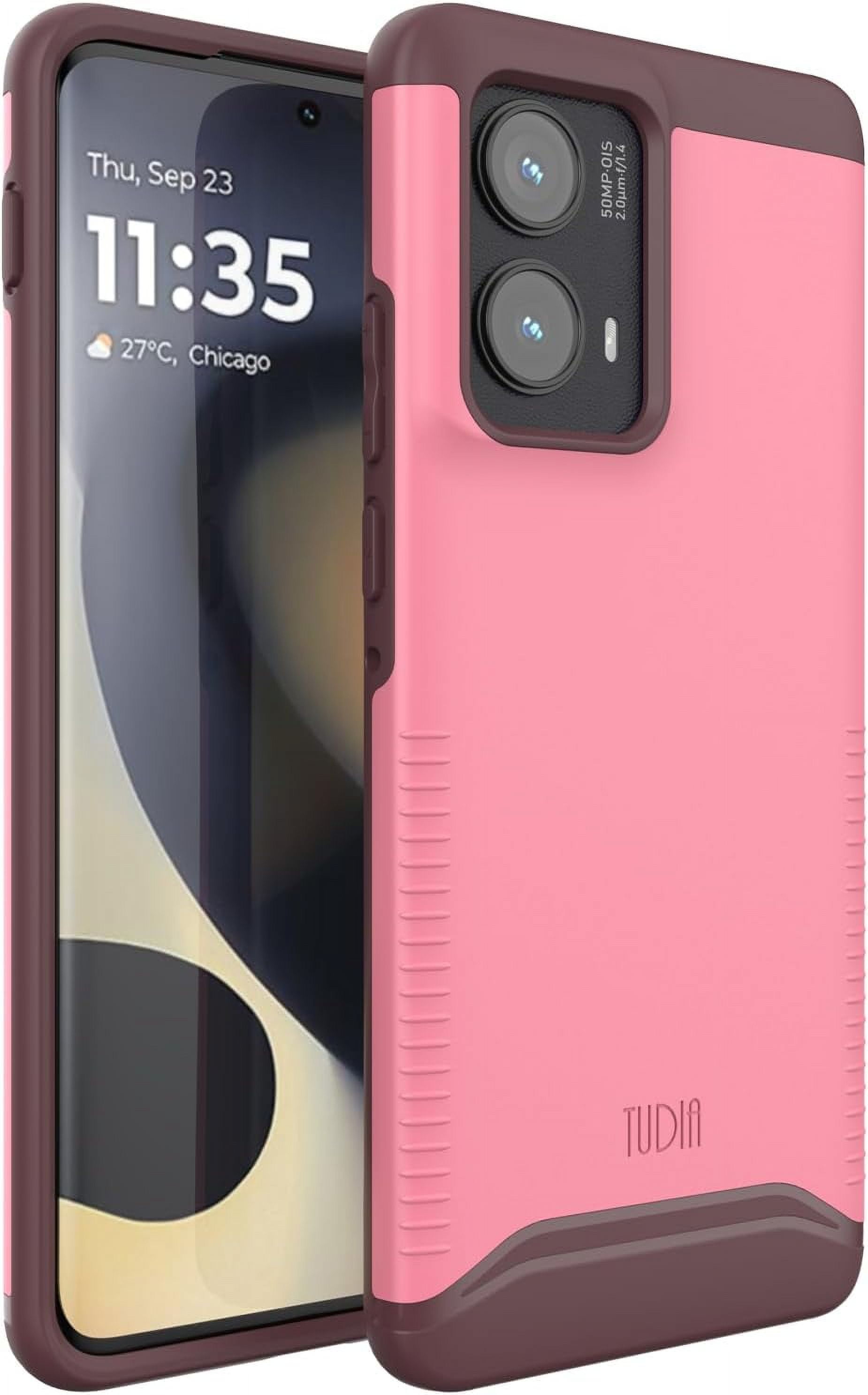 TUDIA Merge Motorola Edge 2024 Case Heavy Duty Tough Dual Layer Slim ...
