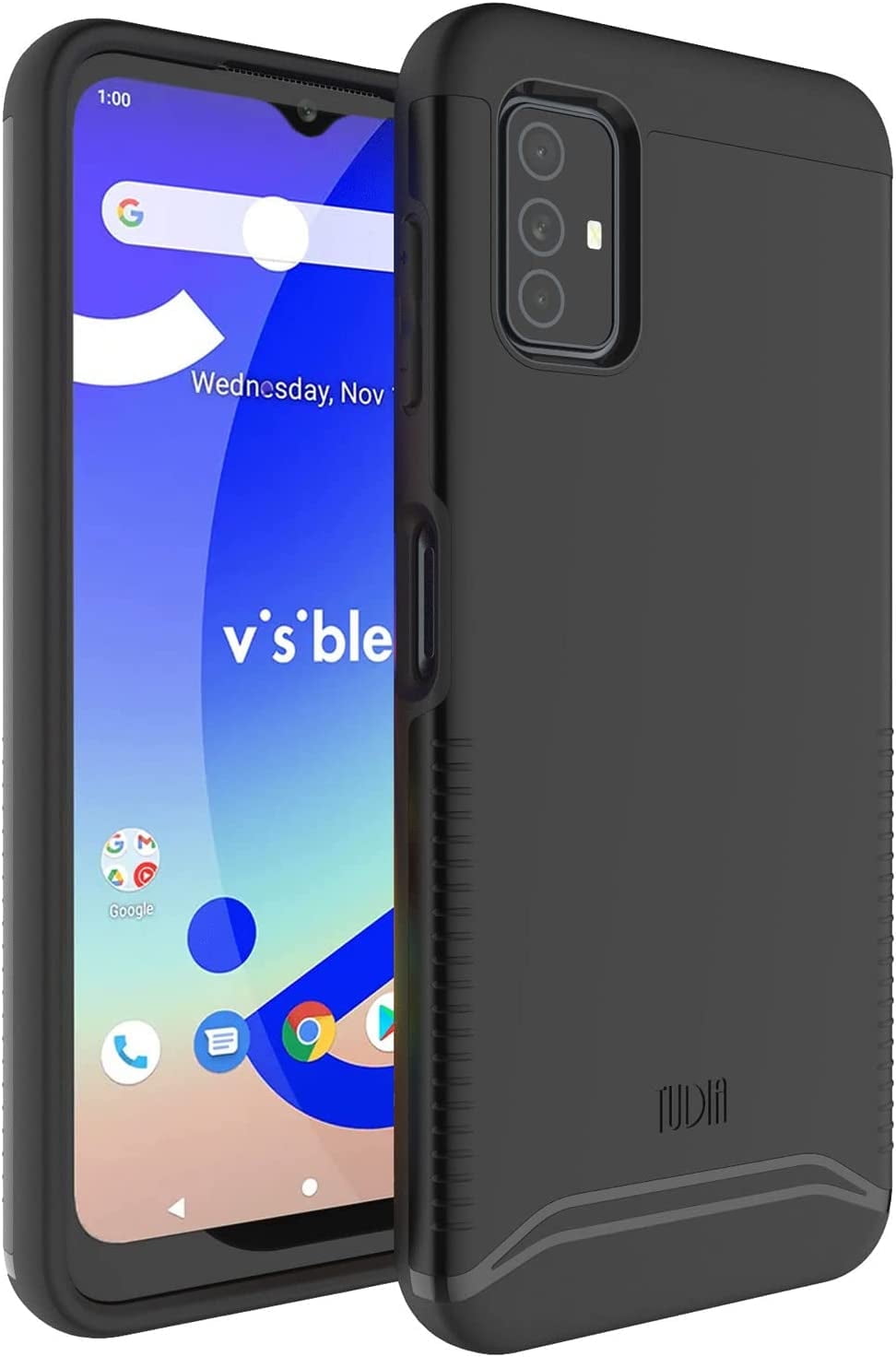 TUDIA Merge for Visible Midnight Phone Case WTVIS01 Dual Layer Heavy ...